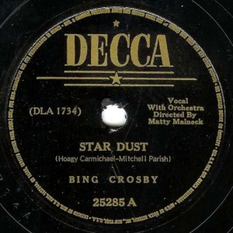 Bing Crosby - Star Dust [1939] - hitparade.ch